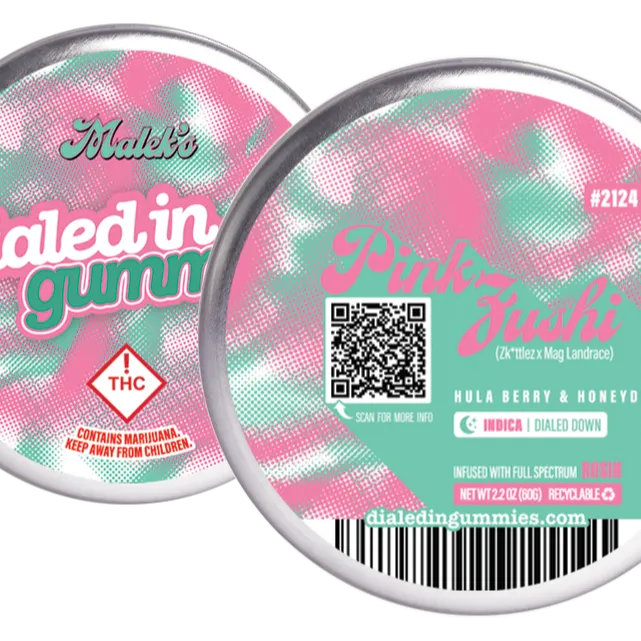 Dialed In... Gummies: Pink Zushi [Batch #2124] Honeydew & Hula Berry ...