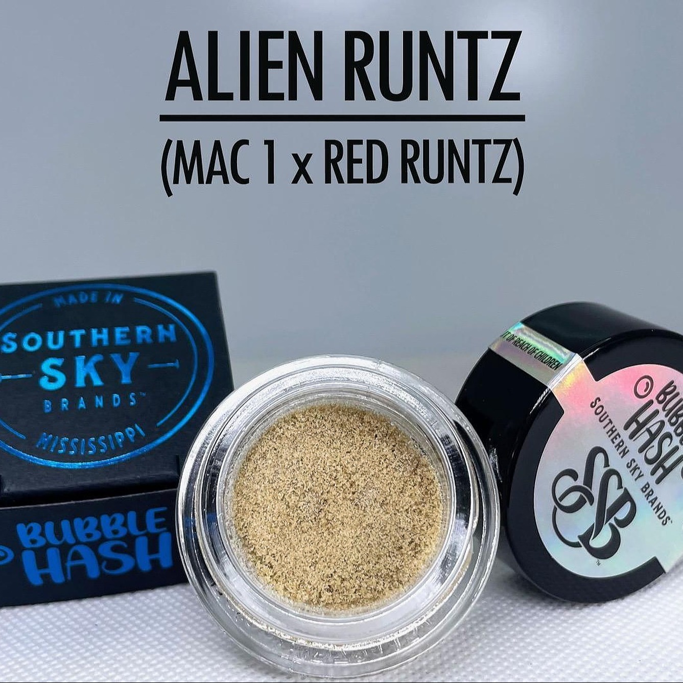 Southern Sky Brands: Bubble Hash - Alien Runtz (59.9% THC) | Leafly