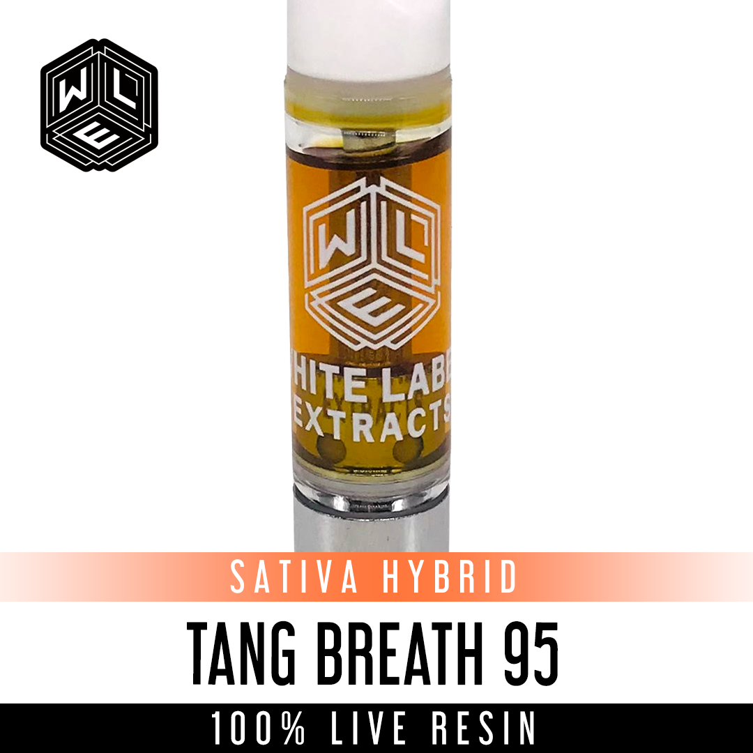 White Label Extracts: Tang Breath 95 100% Live Resin Cartridge 1 Gram ...