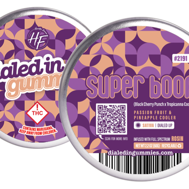 Dialed In Gummies: Super Boof [Batch #2191] Passion Fruit & Pineapple ...