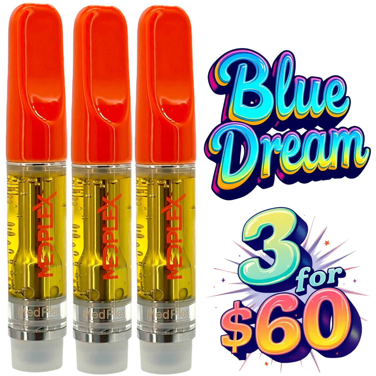 MedPlex Online Dispensary: BLUE DREAM THC Weed Cart 1g THCP THCjd ...