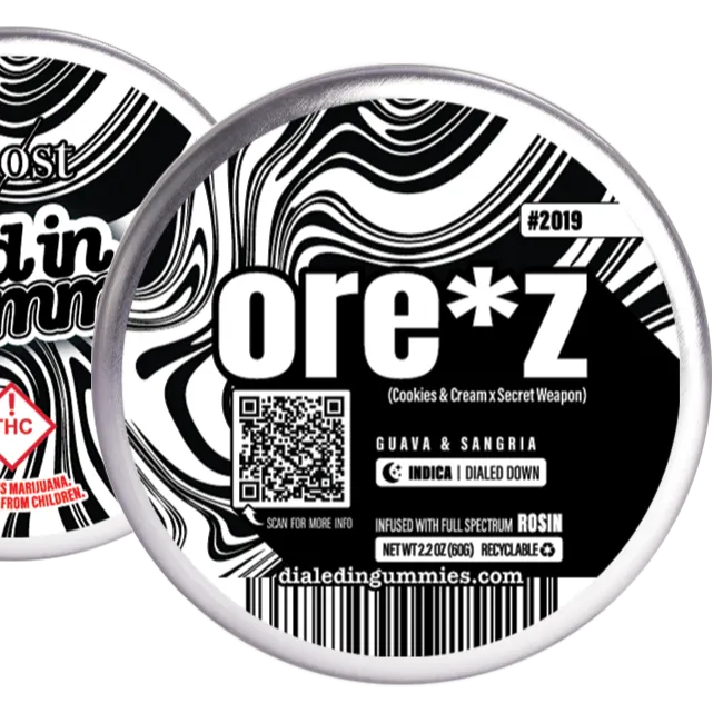 Dialed In... Gummies: Ore*z [Batch #2019] Guava & Sangria Flavors ...