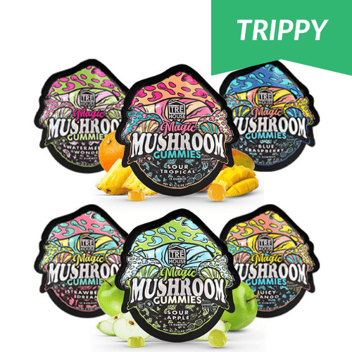 The Green Dragon CBD: TRĒ House - Magic Mushroom Gummies | Leafly