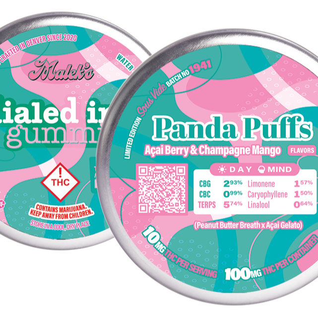Dialed In... Gummies: Panda Puffs [Batch #1941] Açai Berry & Champagne ...