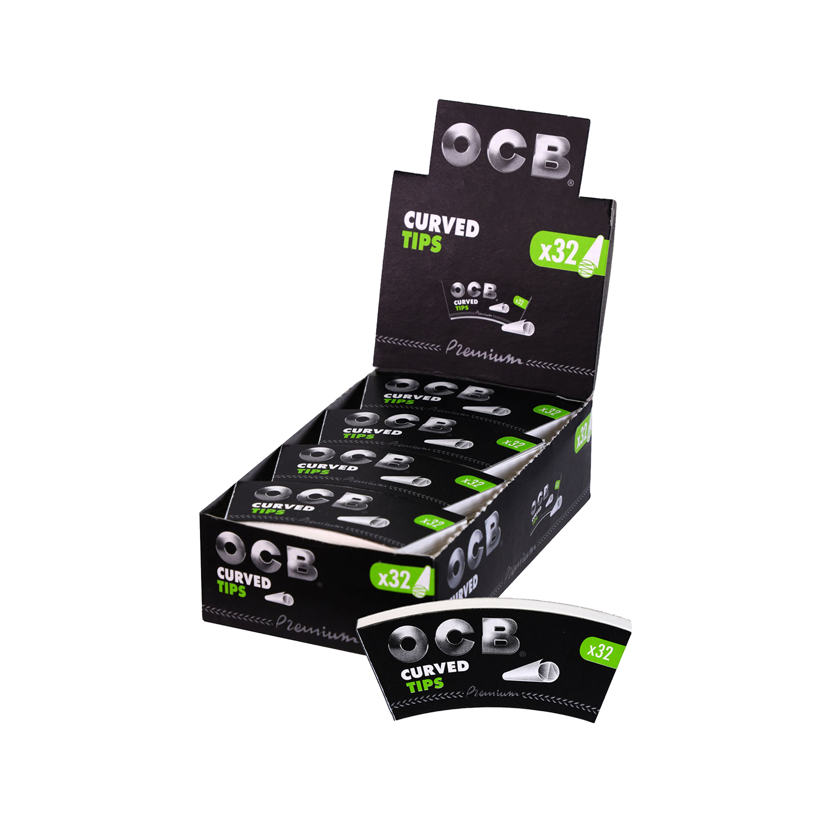 OCB® Rolling Papers & Cones: OCB® Premium Curved Paper Tips | Leafly