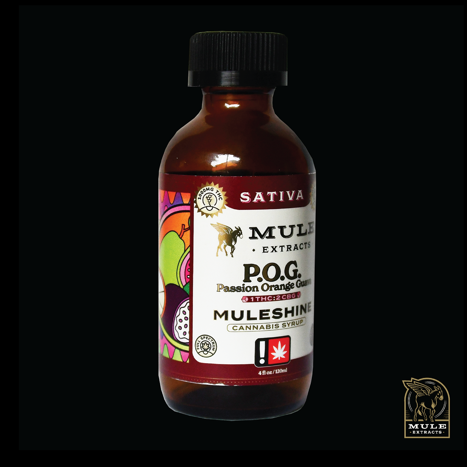 Mule Extracts: 1000mg POG 1:2 CBG Muleshine (Sativa) | Leafly