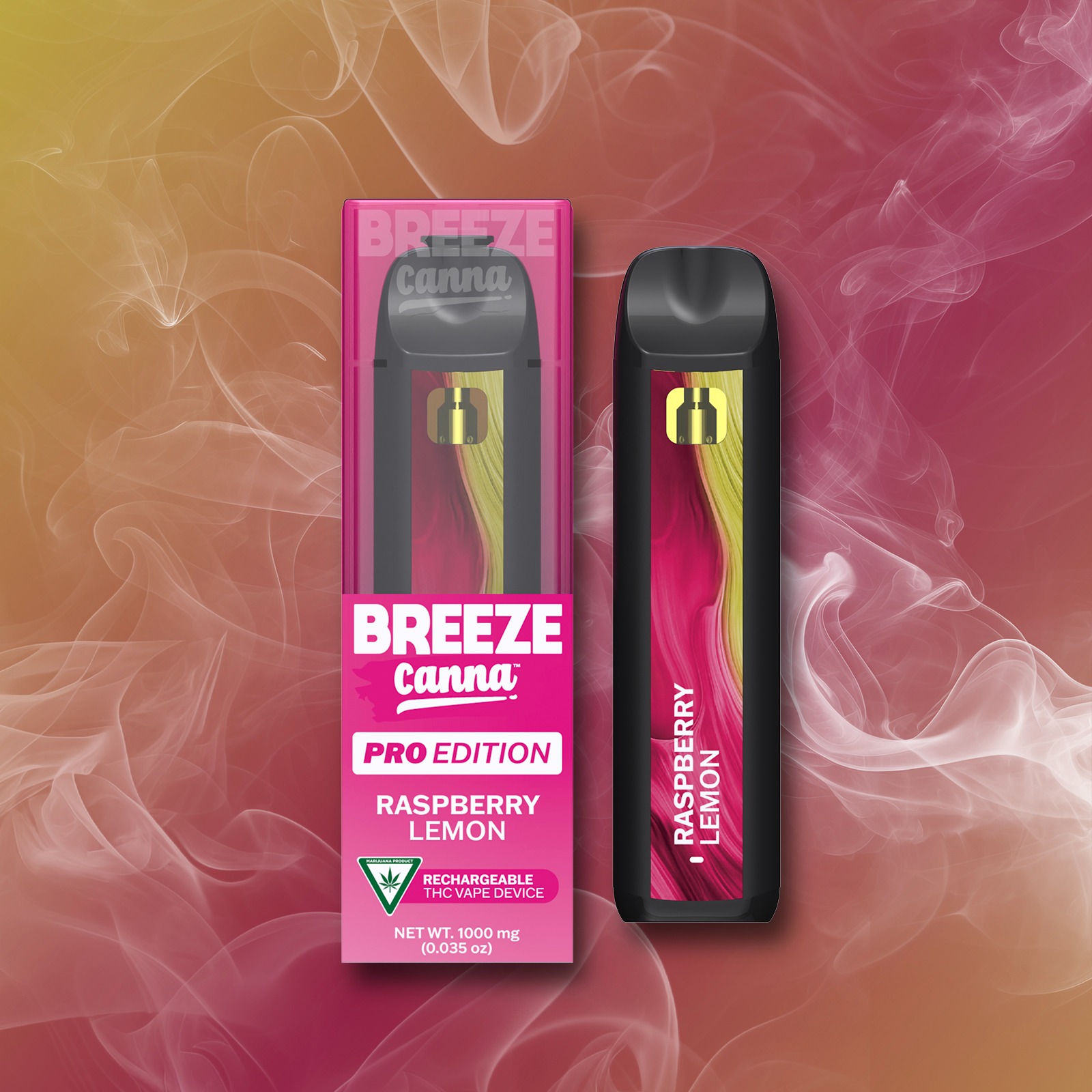 BREEZE Canna: BREEZE Canna - Raspberry Lemon - Synergy 1g PRO Vape ...