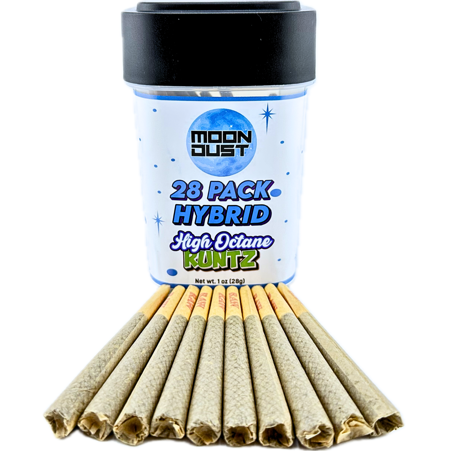 MOONDUST: 28G JOINT JAR - HIGH OCTANE RUNTZ - HYBRID | Leafly