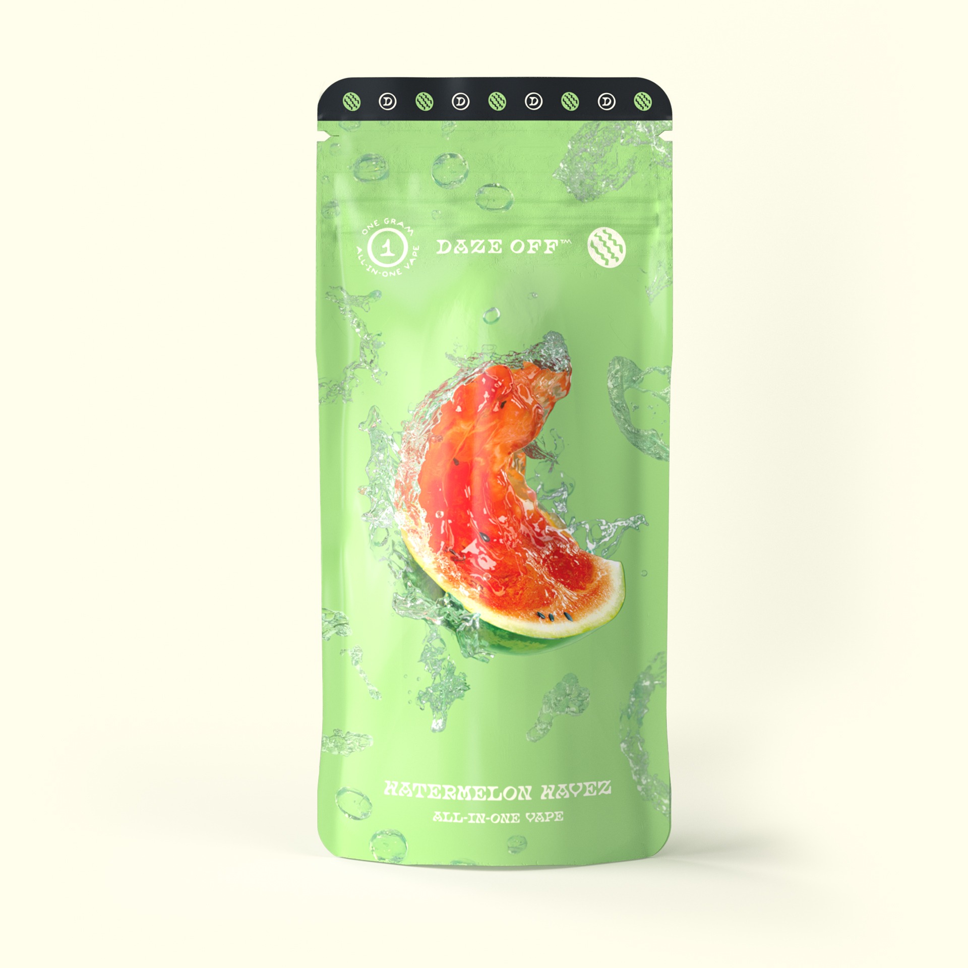 Daze Off: Watermelon Wavez All-in-One Vape 1g | Leafly