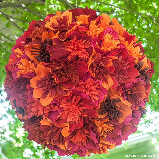 Make a Paper Flower Pinata