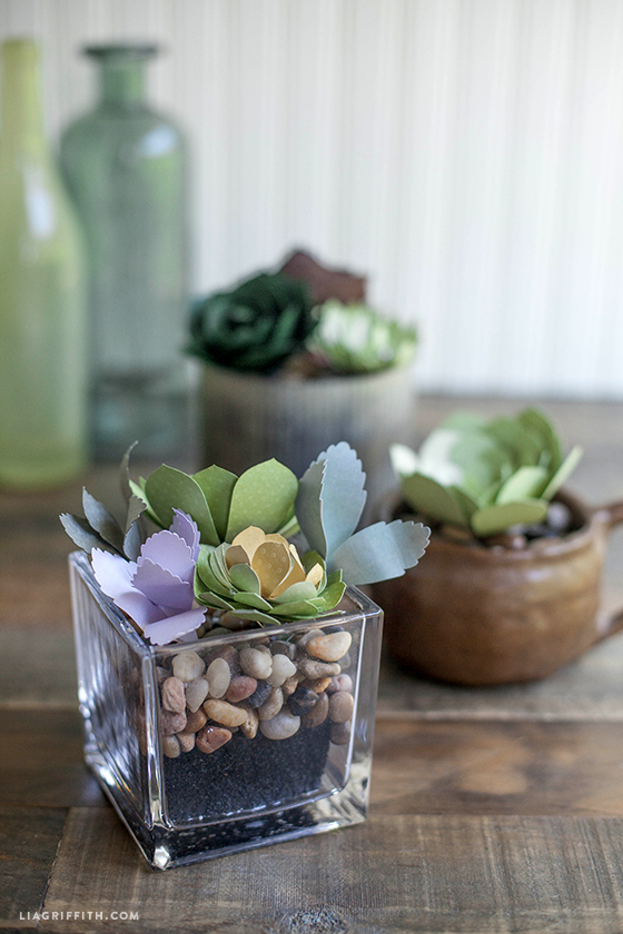 Patterns and Tutorial for Simple Paper Succulents