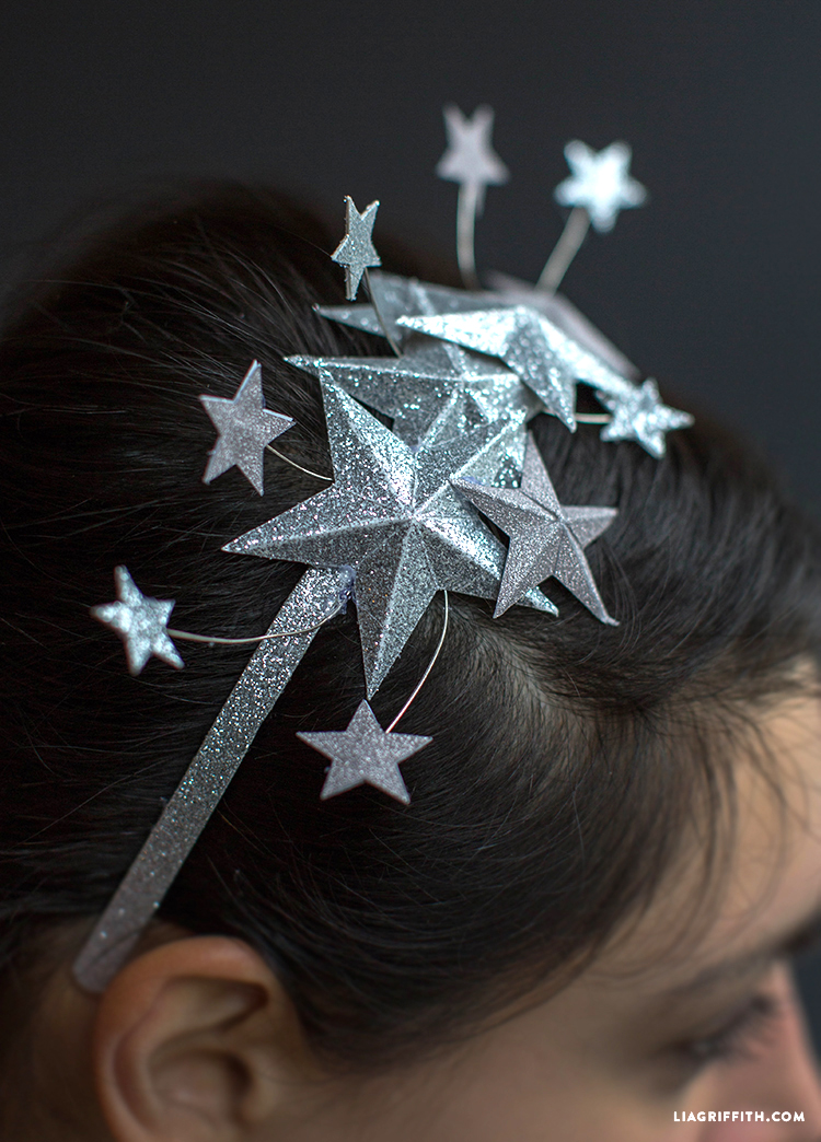 Glitter Paper Star Headband - Lia Griffith