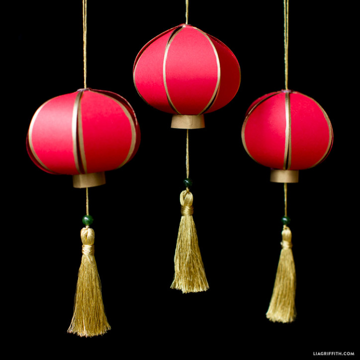 DIY Chinese New Year Paper Lantern Lia Griffith