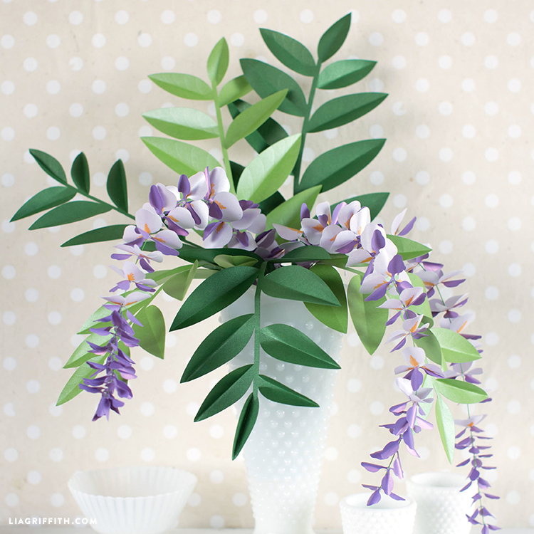 Paper Wisteria Plant Lia Griffith