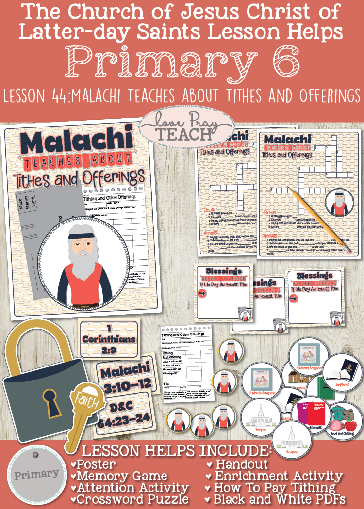 Primary 6 Valiant Lesson Packets