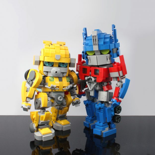 Chibi Optimus and Bumblebee - The Brothers Brick | The Brothers Brick Chibi Optimus and Bumblebee - The Brothers Brick | The Brothers Brick