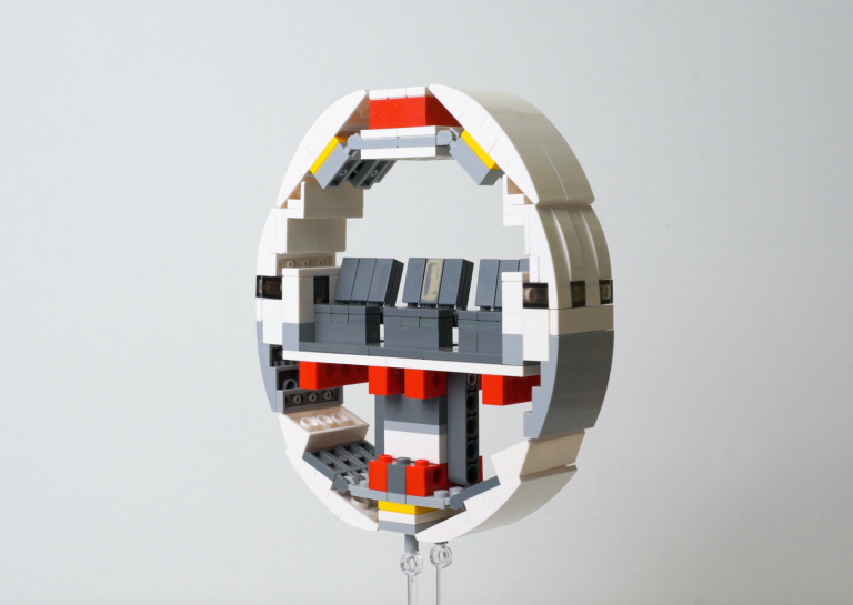 Follow the journey of building a LEGO Airbus A350 with a wingspan over ...