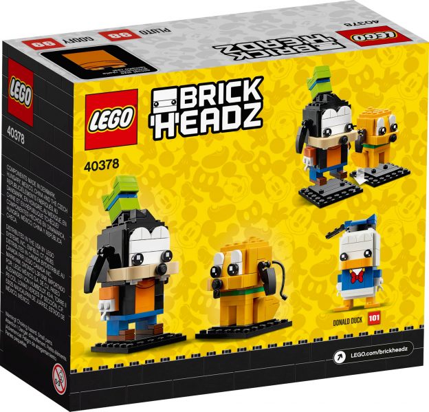 LEGO 40378 Pluto and Goofy Back Box - The Brothers Brick | The Brothers ...