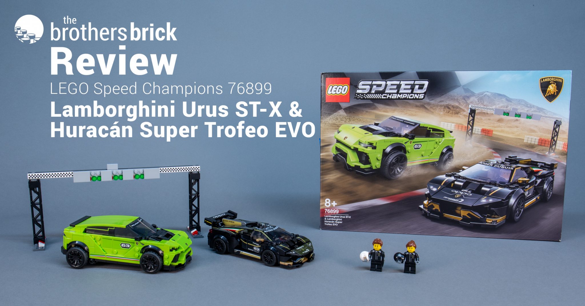 LEGO Speed Champions 76899 Lamborghini Urus ST-X & Huracán Super Trofeo ...