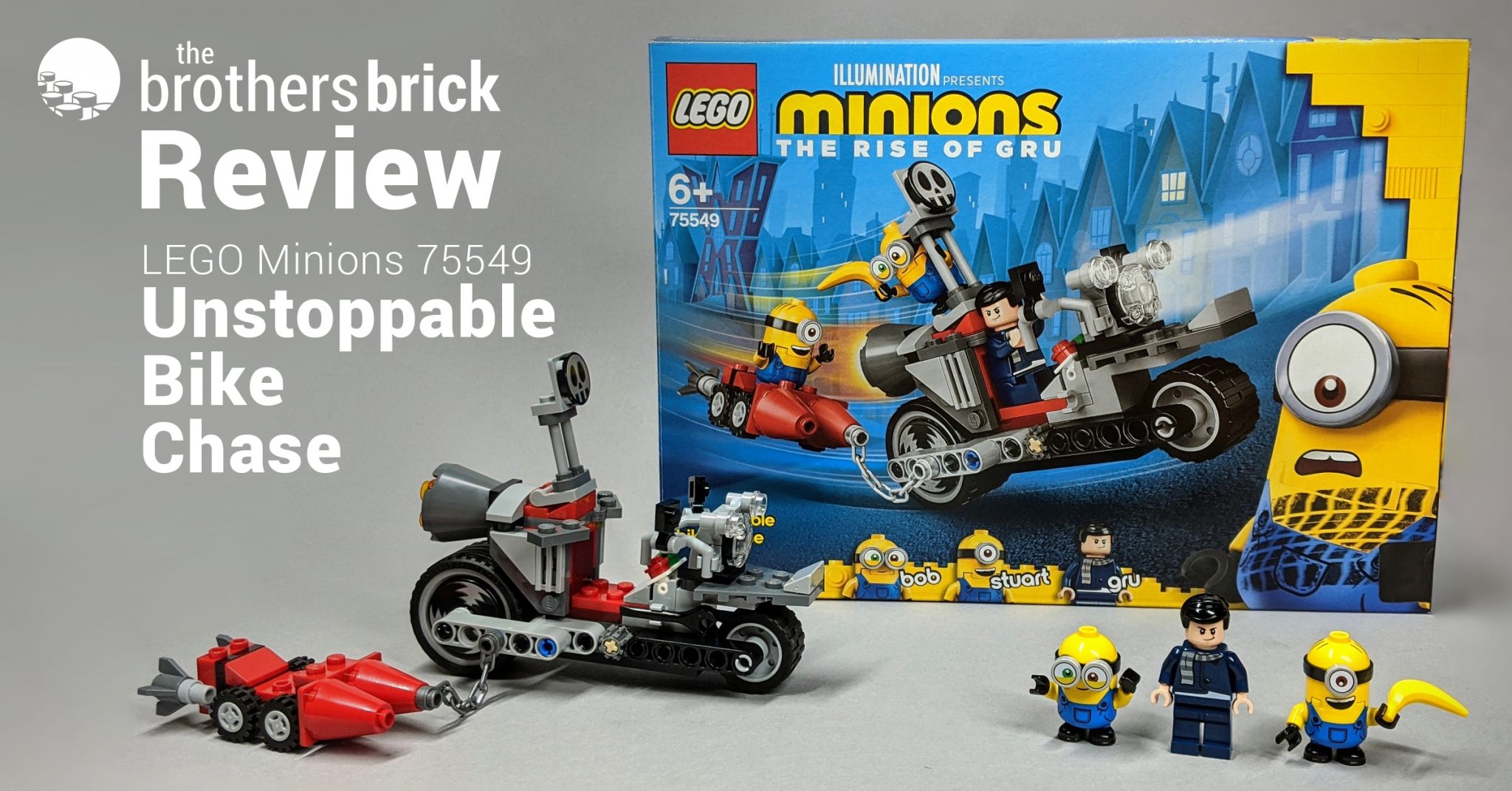 LEGO Minions 75549 Unstoppable Bike Chase-Review-Cover - The Brothers ...