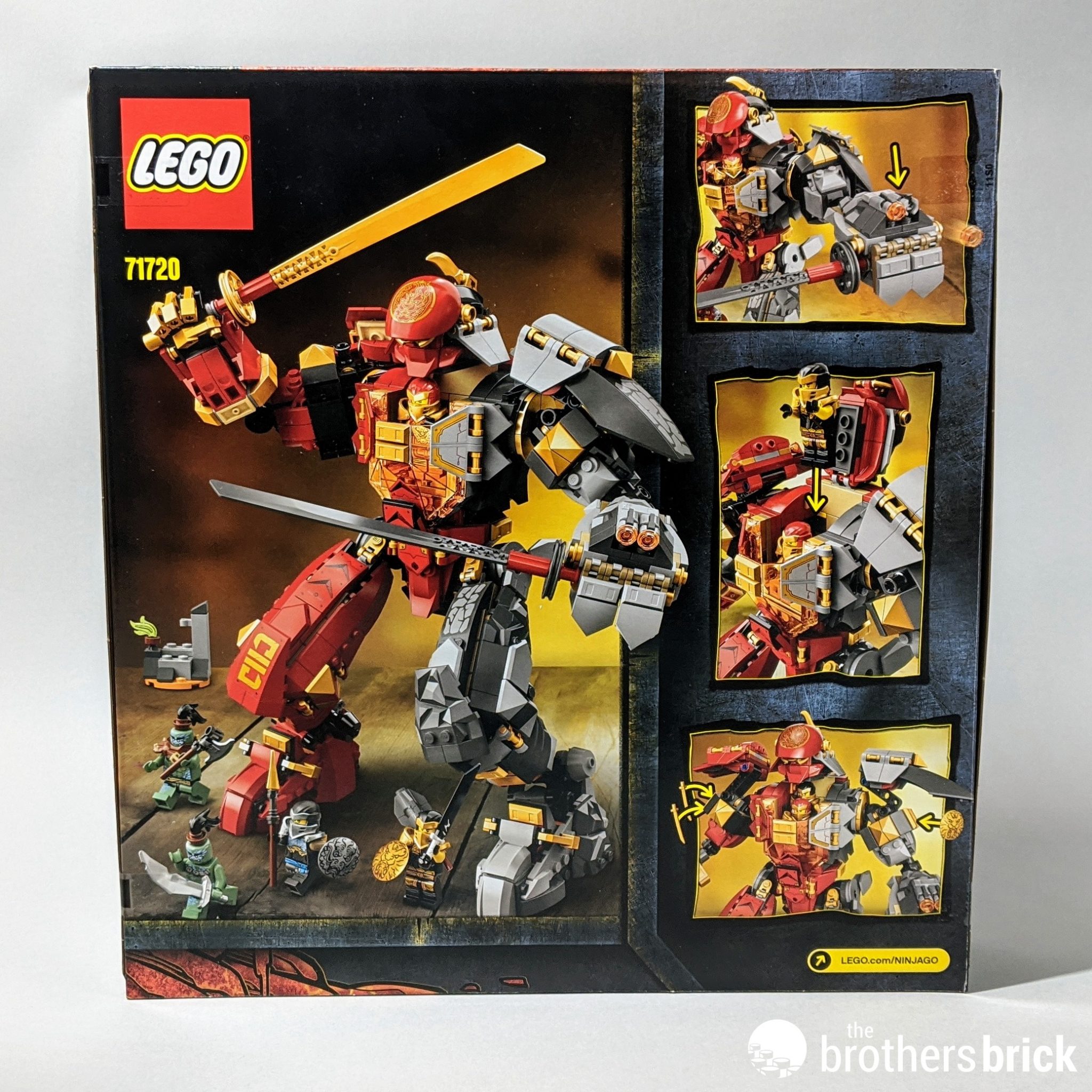 LEGO Ninjago 71720 Fire Stone Mech Review 2 | The Brothers Brick | The ...