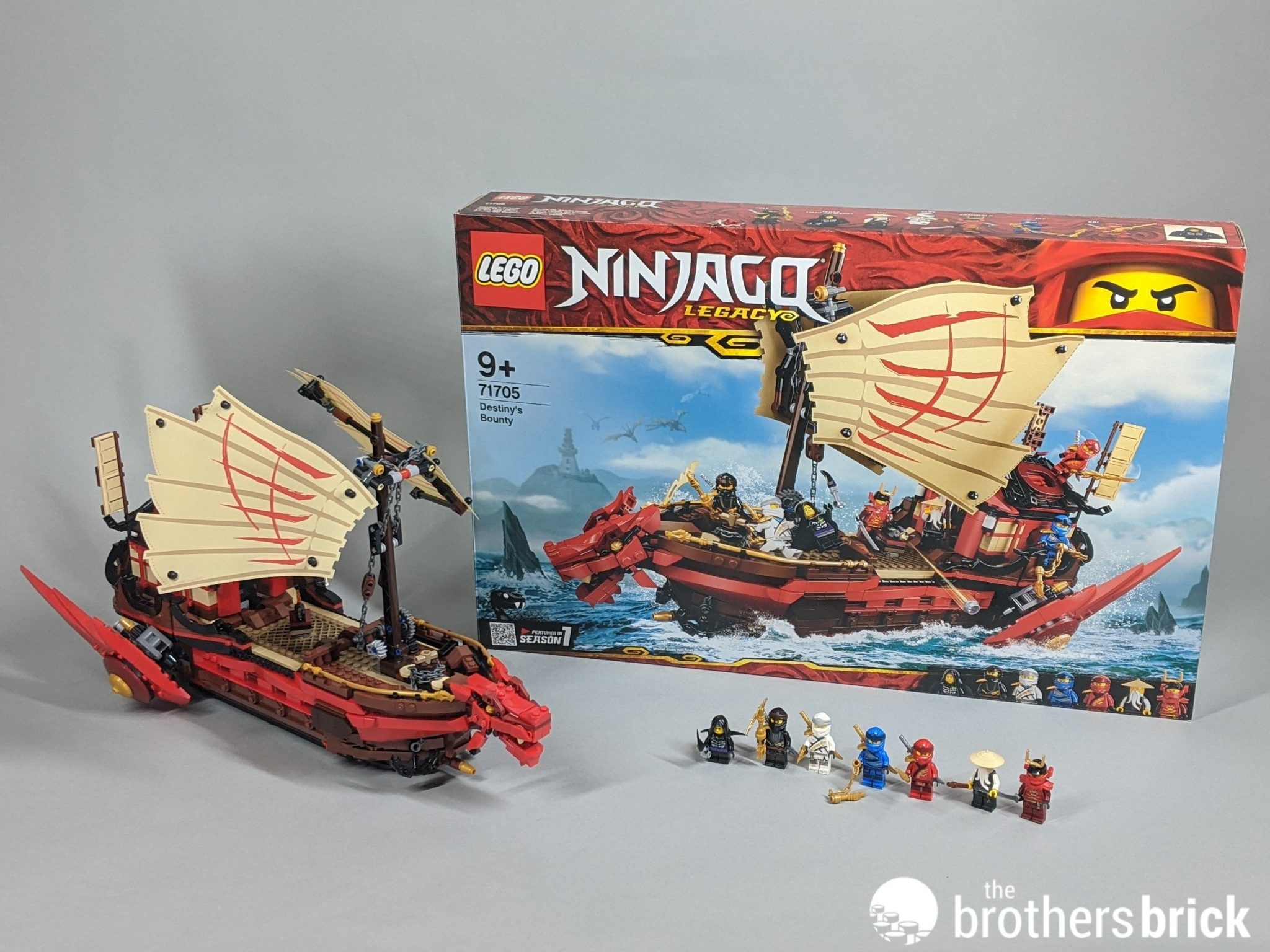 LEGO Ninjago Legacy 71705 Destiny's Bounty Review 60 - The Brothers ...