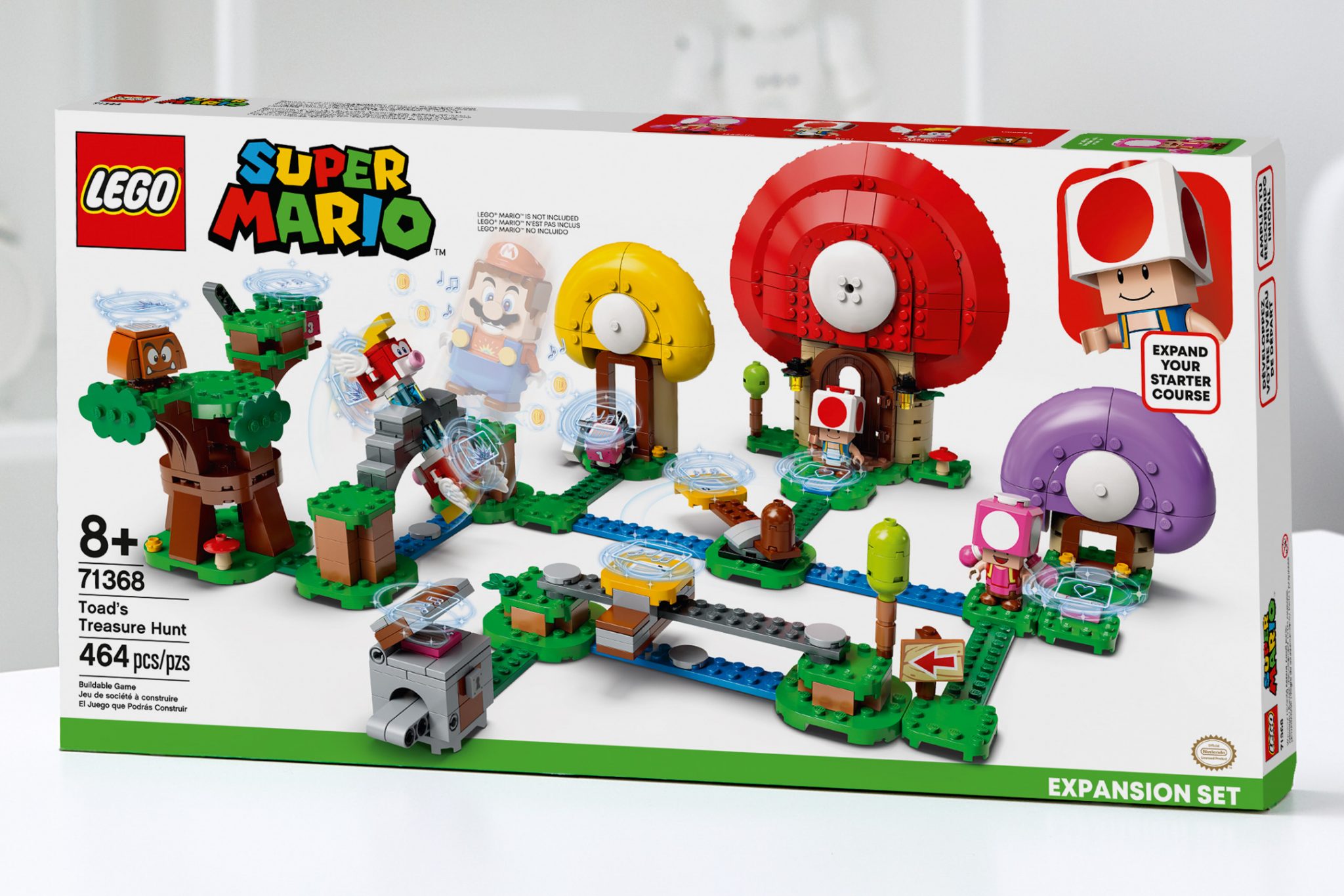 LEGO Super Mario 71368 Toad’s Treasure Hunt Expansion Set-X68EF (1 ...