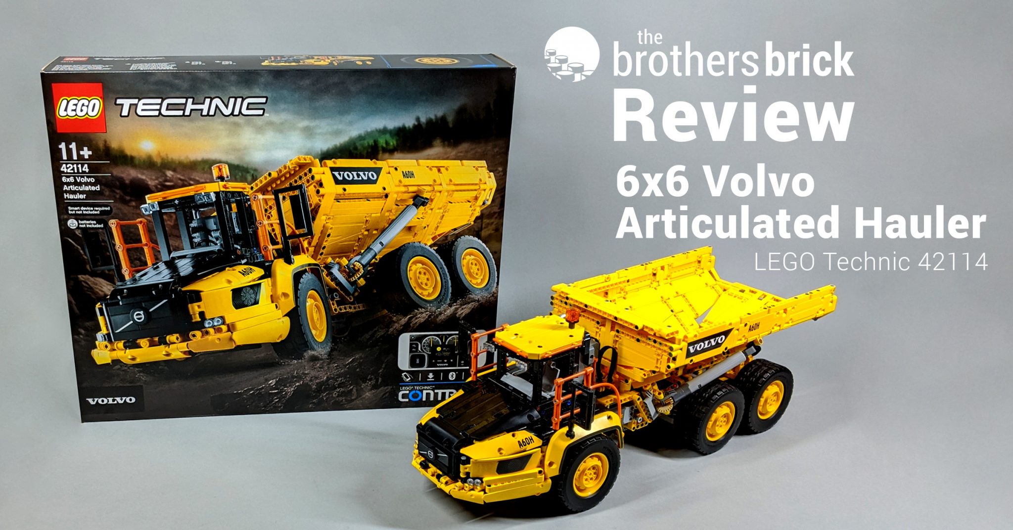 LEGO Technic 42114 6x6 Volvo Articulated Hauler [Review] - The Brothers ...