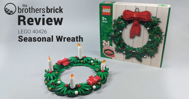 LEGO Holiday set 40426 Seasonal Wreath [Review] - The Brothers Brick ...