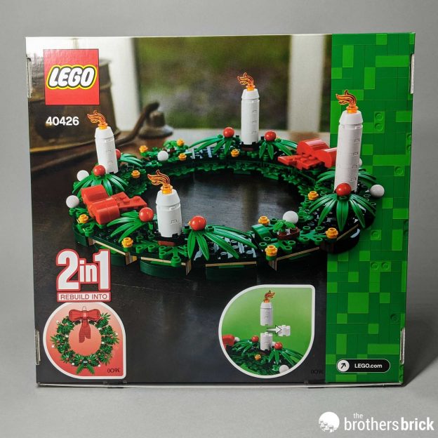 LEGO Holiday set 40426 Seasonal Wreath [Review] - The Brothers Brick ...