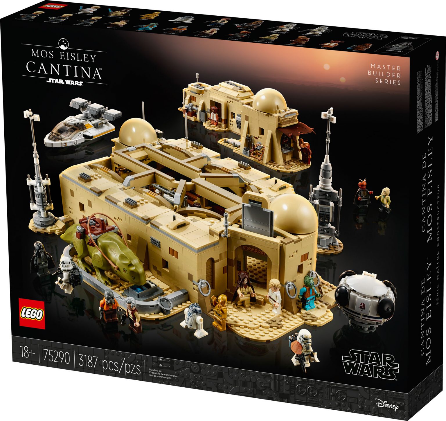 This 3,000+ piece 75290 Mos Eisley Cantina is the next LEGO Star Wars ...