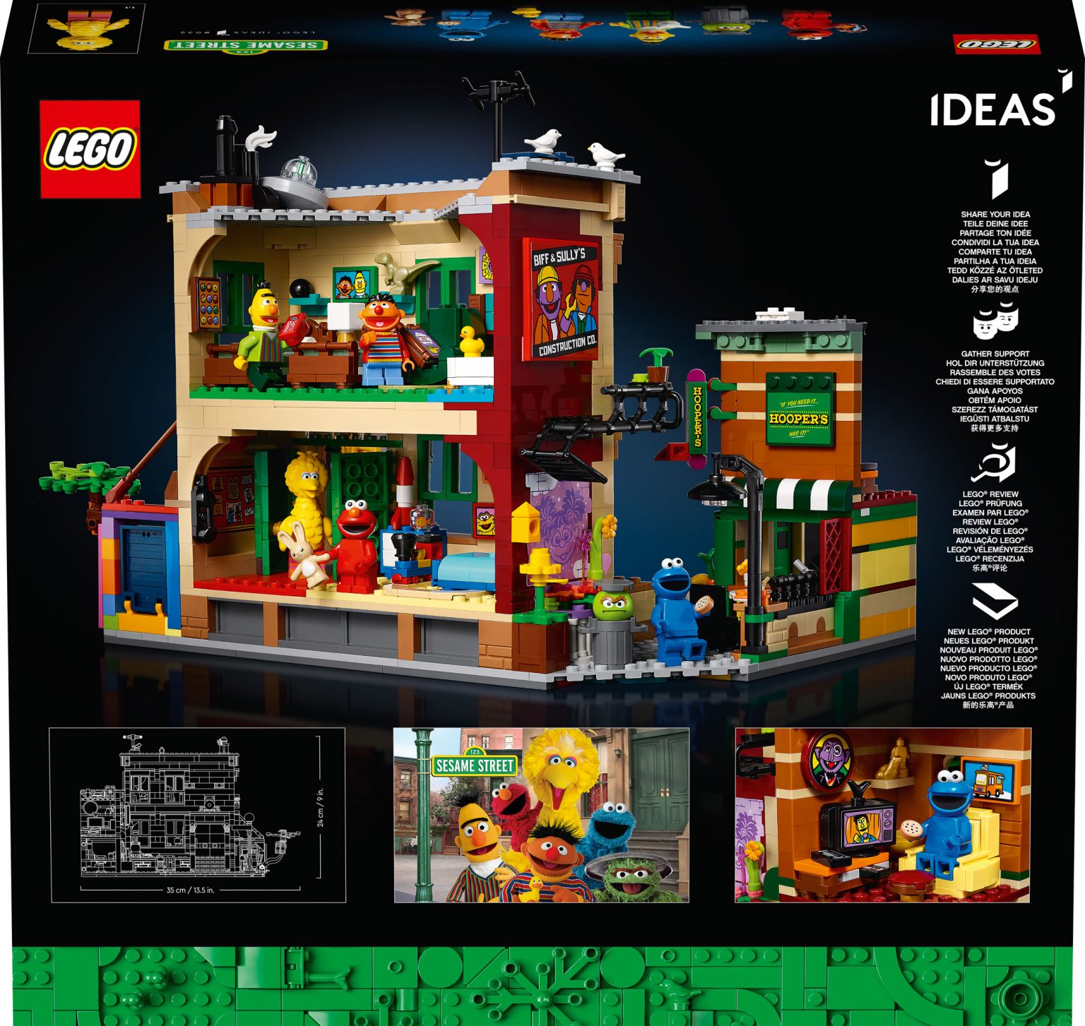 LEGO Ideas 21324 Sesame Street - N36EW-23 - The Brothers Brick | The ...