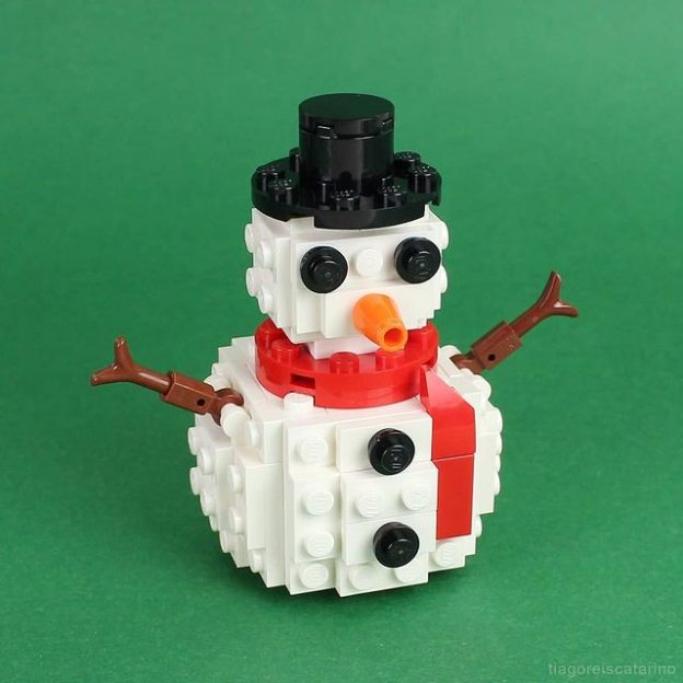 How to build your own LEGO snowman [Instructions] - The Brothers Brick ...