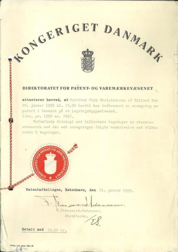 LEGO Original Patent Document - The Brothers Brick | The Brothers Brick