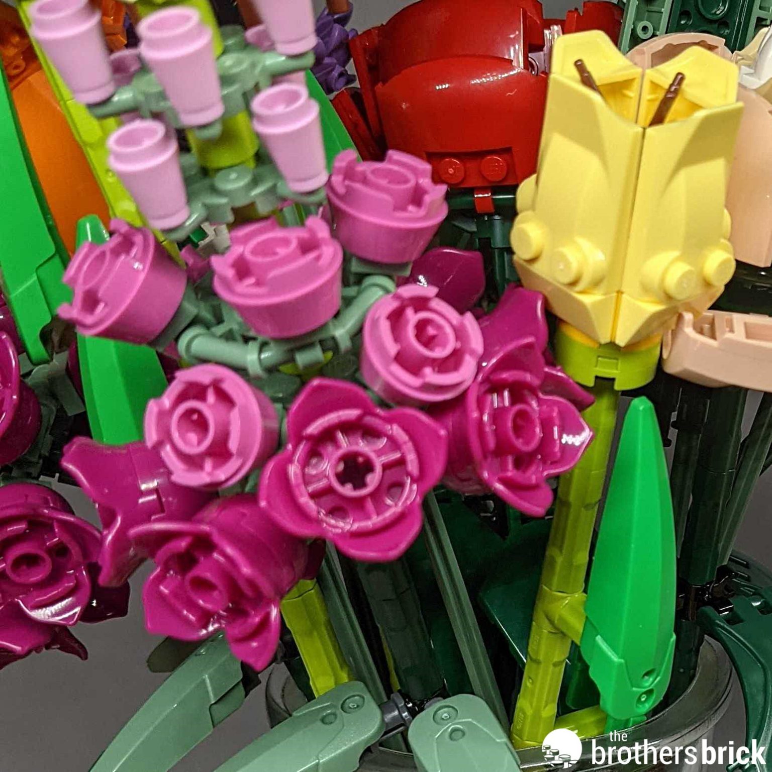 Botanical Boosters - Roses and Tulips join the LEGO flower arrangement ...