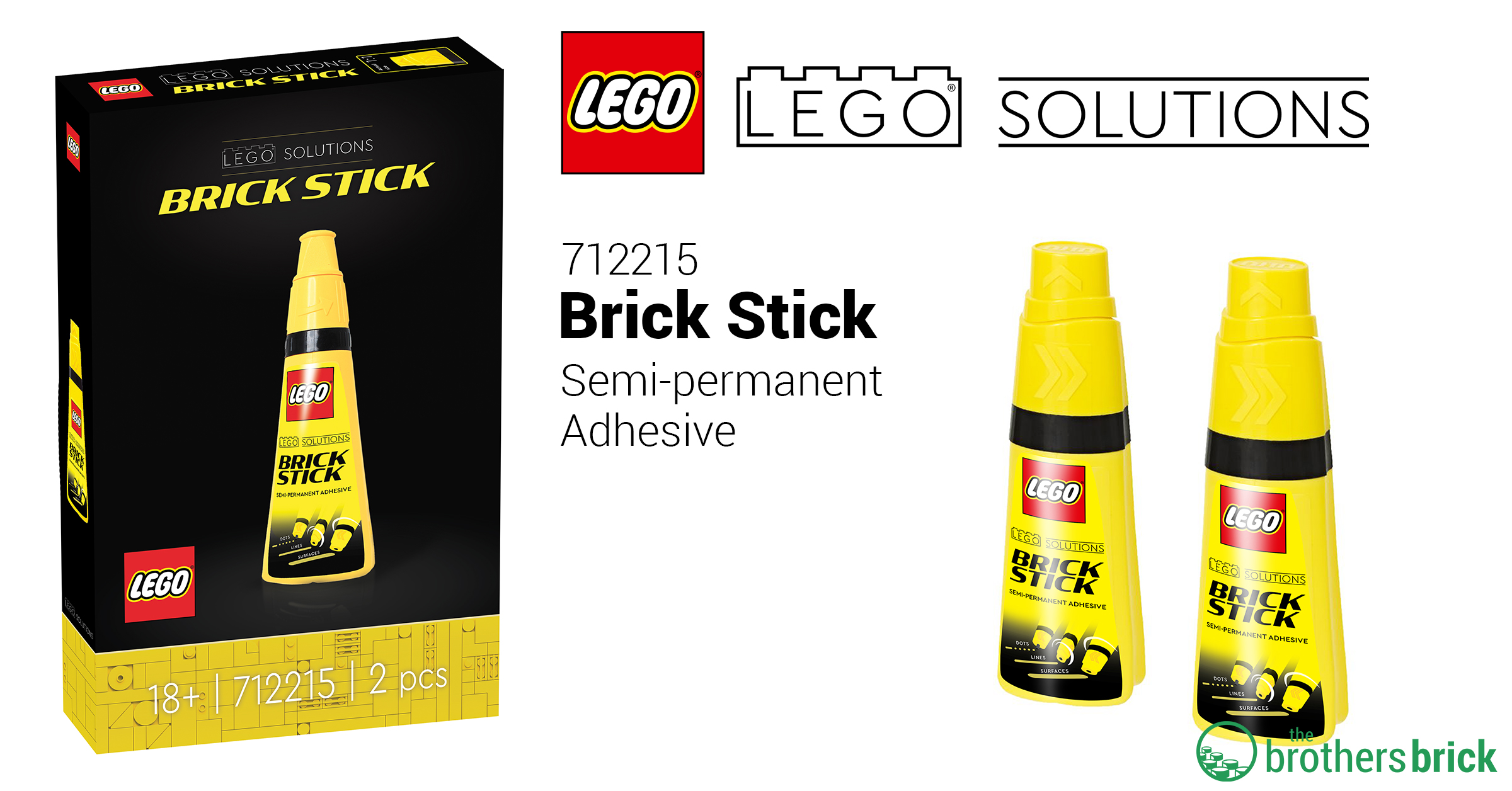 LEGO Reveals 712215 Brick Stick Adhesive For Semi permanent LEGO 