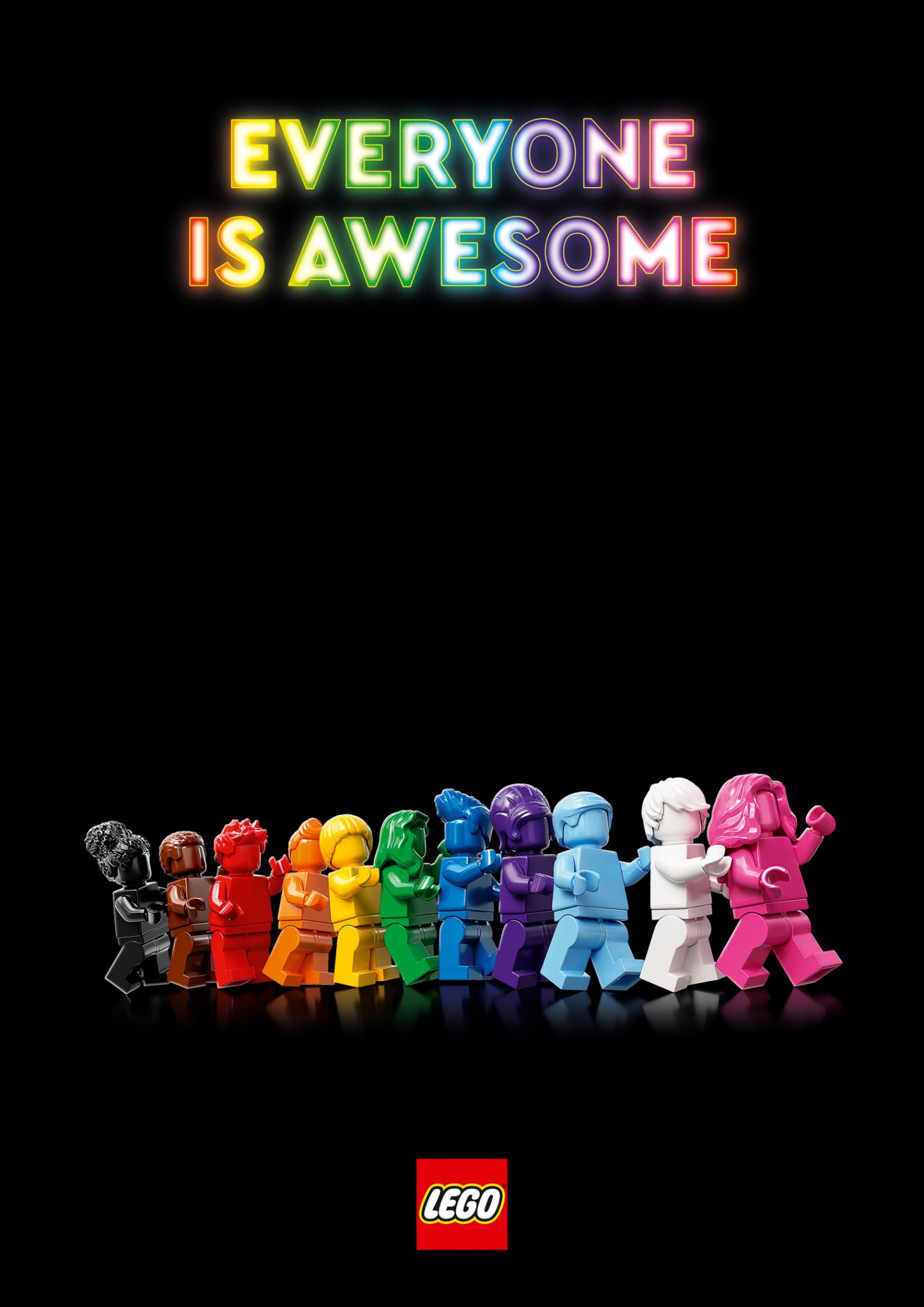 LEGO reveals 40516 Everyone Is Awesome with 11 monochrome minifigures ...