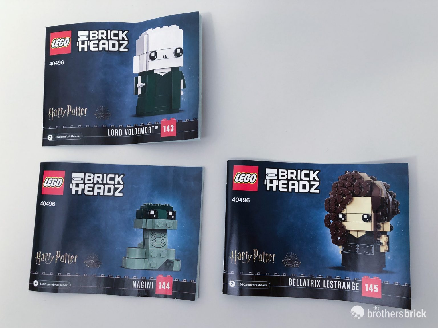 LEGO BrickHeadz Harry Potter 40496: Voldemort, Nagini and Bellatrix ...