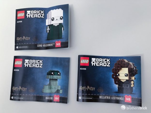 LEGO BrickHeadz Harry Potter 40496: Voldemort, Nagini and Bellatrix ...