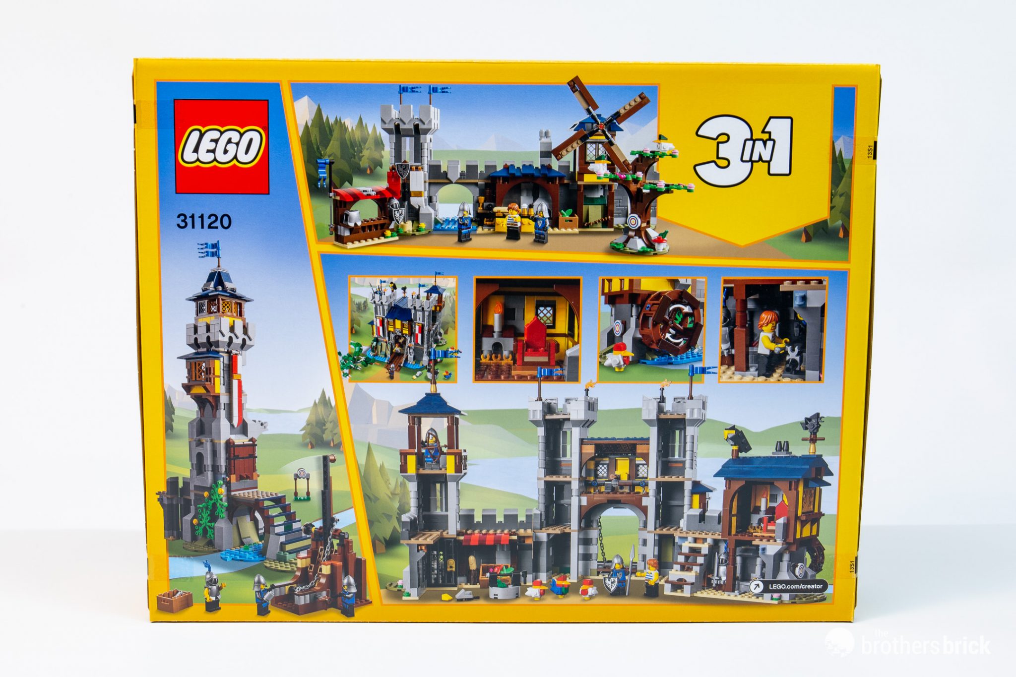 LEGO Creator 3-in-1 31120 Medieval Castle (plus a working trebuchet ...