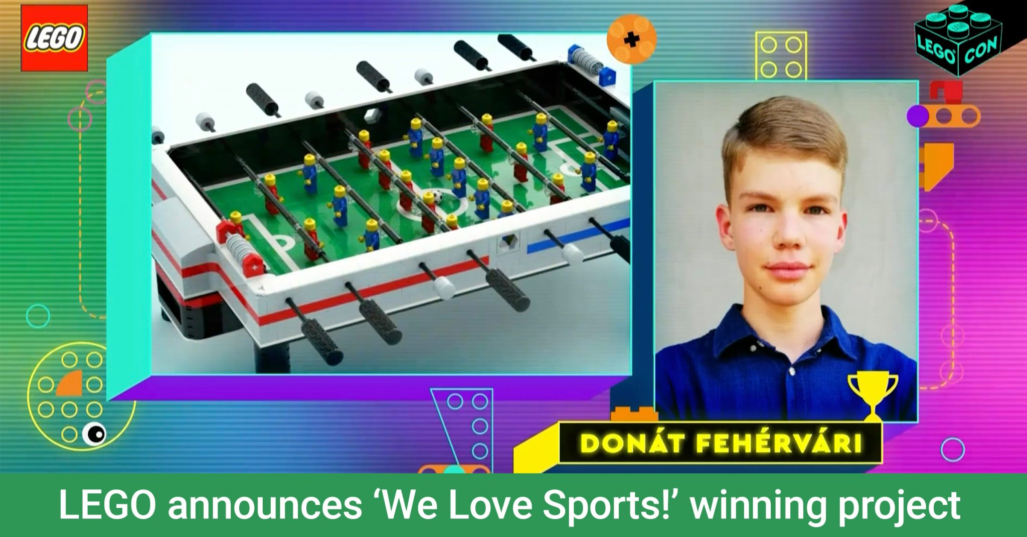 LEGO Ideas 'We Love Sports!' winner unveiled at LEGO CON 2021 [News ...