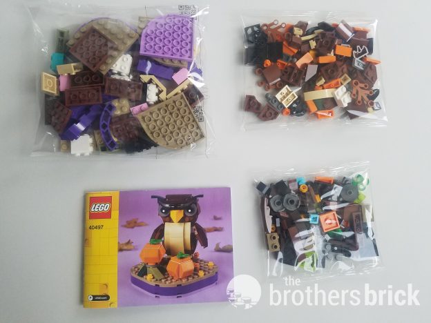 LEGO Iconic 40493 Halloween Owl and 40497 Spider & Haunted House ...