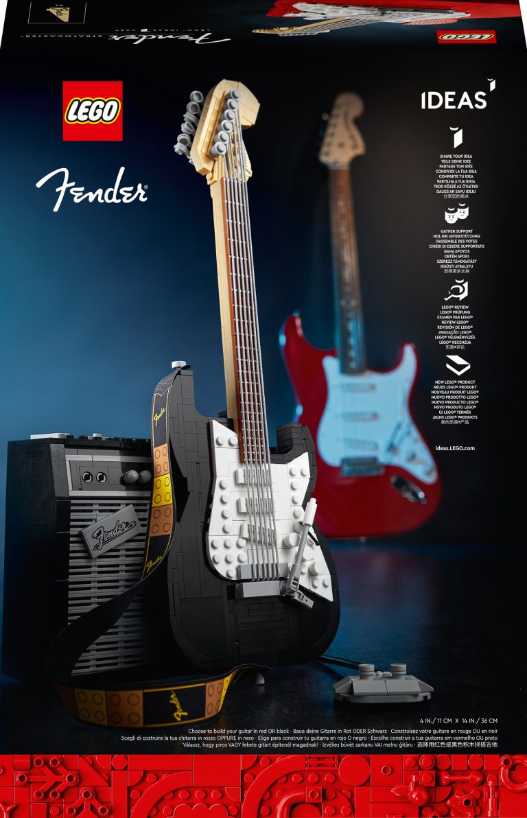 LEGO Ideas officially reveals 21329 Fender Stratocaster buildable ...