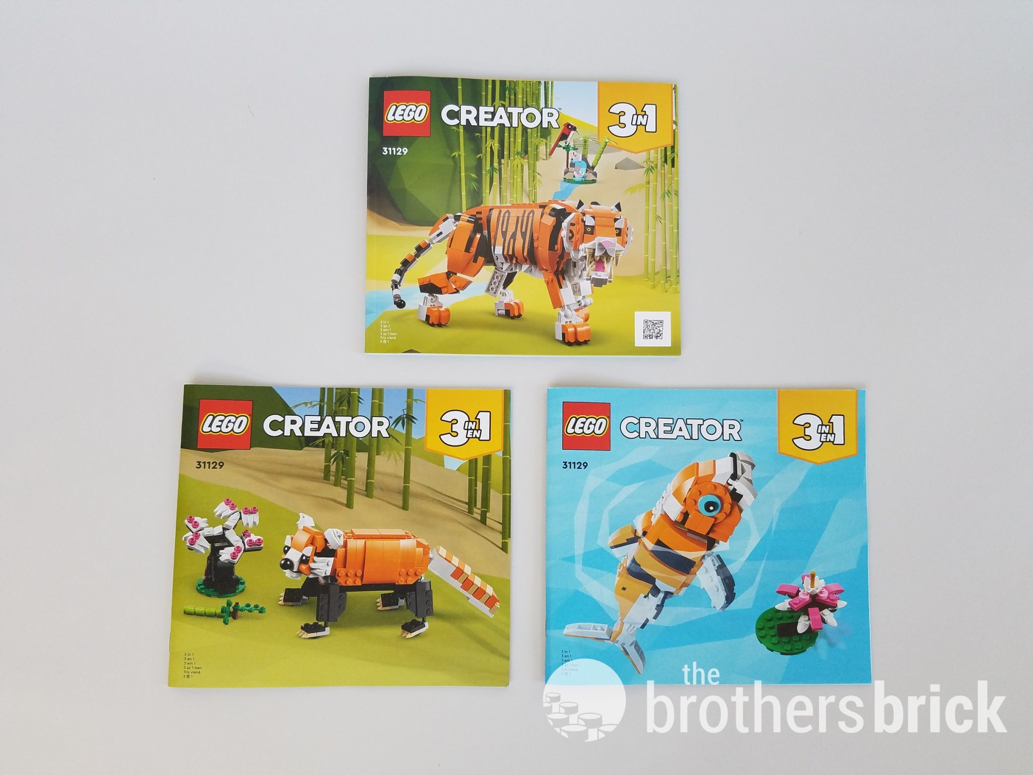 LEGO 31129 Majestic Tiger - There's no tame in this big cat [Review ...