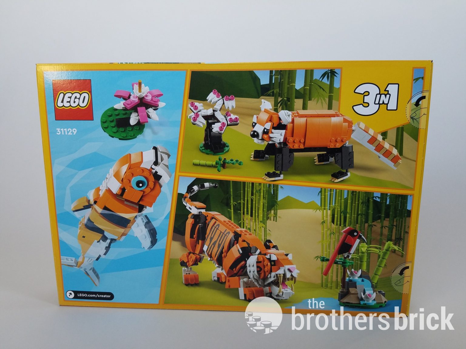 LEGO 31129 Majestic Tiger - There's no tame in this big cat [Review ...
