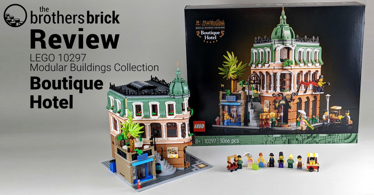 LEGO Modular Buildings Collection 10297 Boutique Hotel – Building on 15 ...
