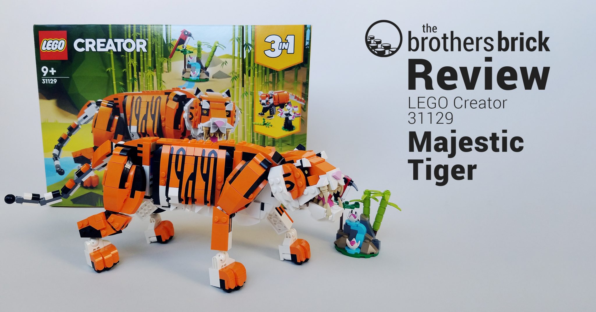 LEGO 31129 Majestic Tiger - There's no tame in this big cat [Review ...