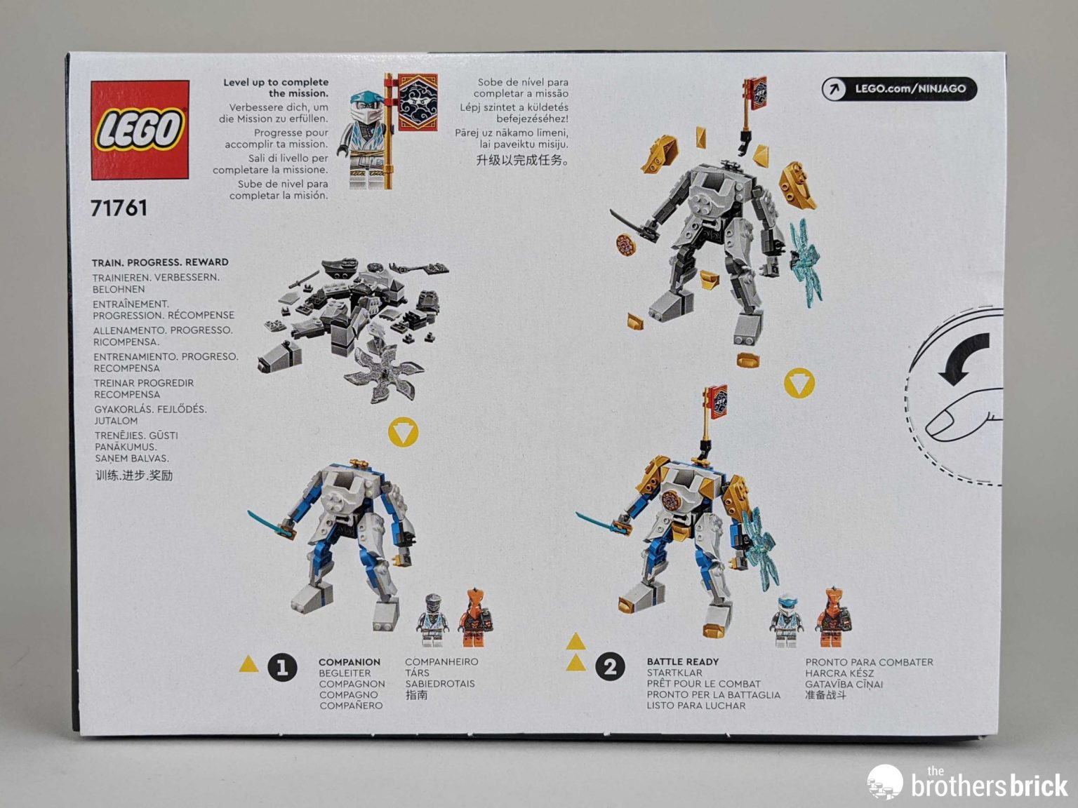 LEGO Ninjago 71761 Zane's Power Up Mech EVO - TBB Review - QL0TV - 2 ...