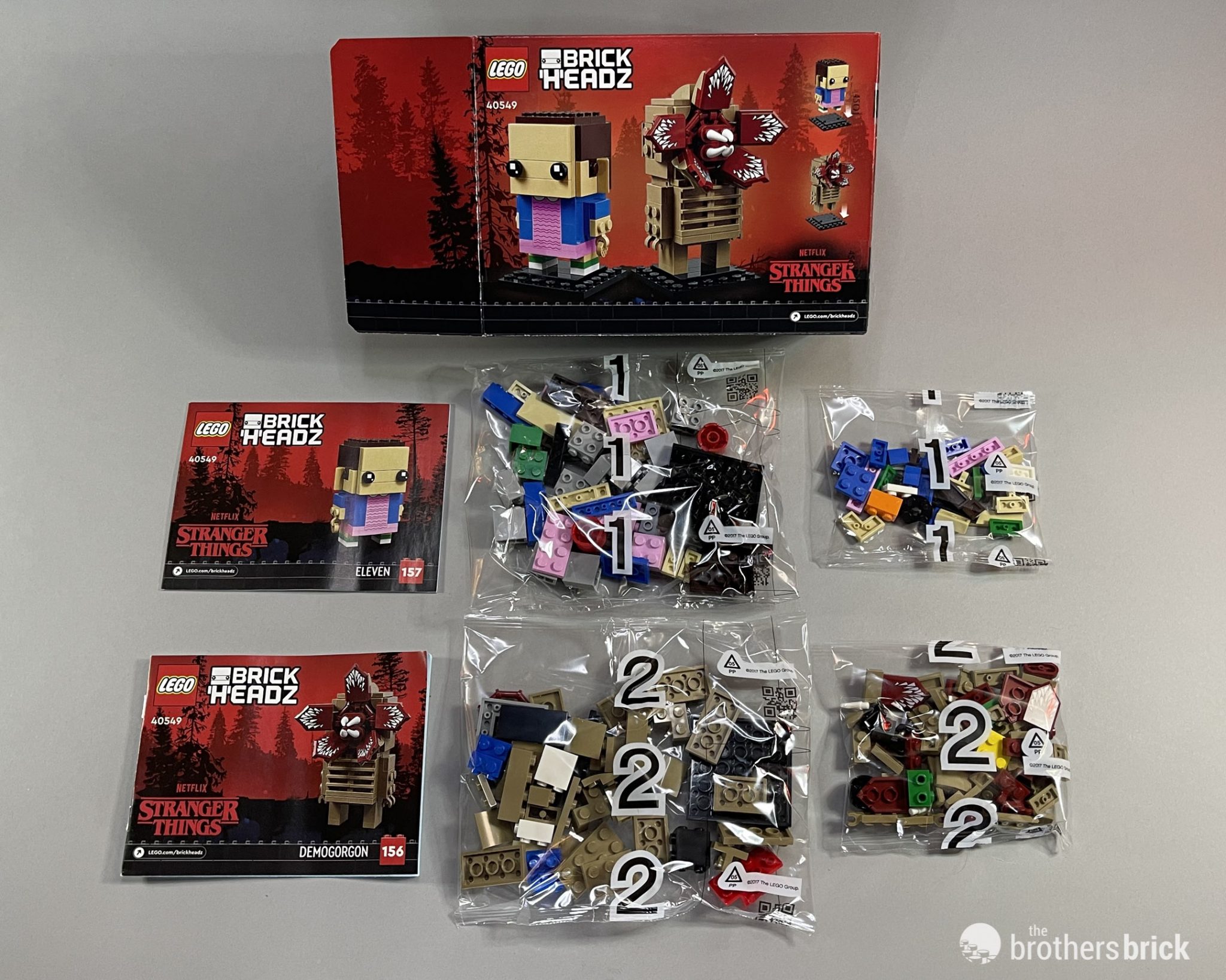 LEGO BrickHeadz 40549 Demogorgon and Eleven - Get ready for some ...