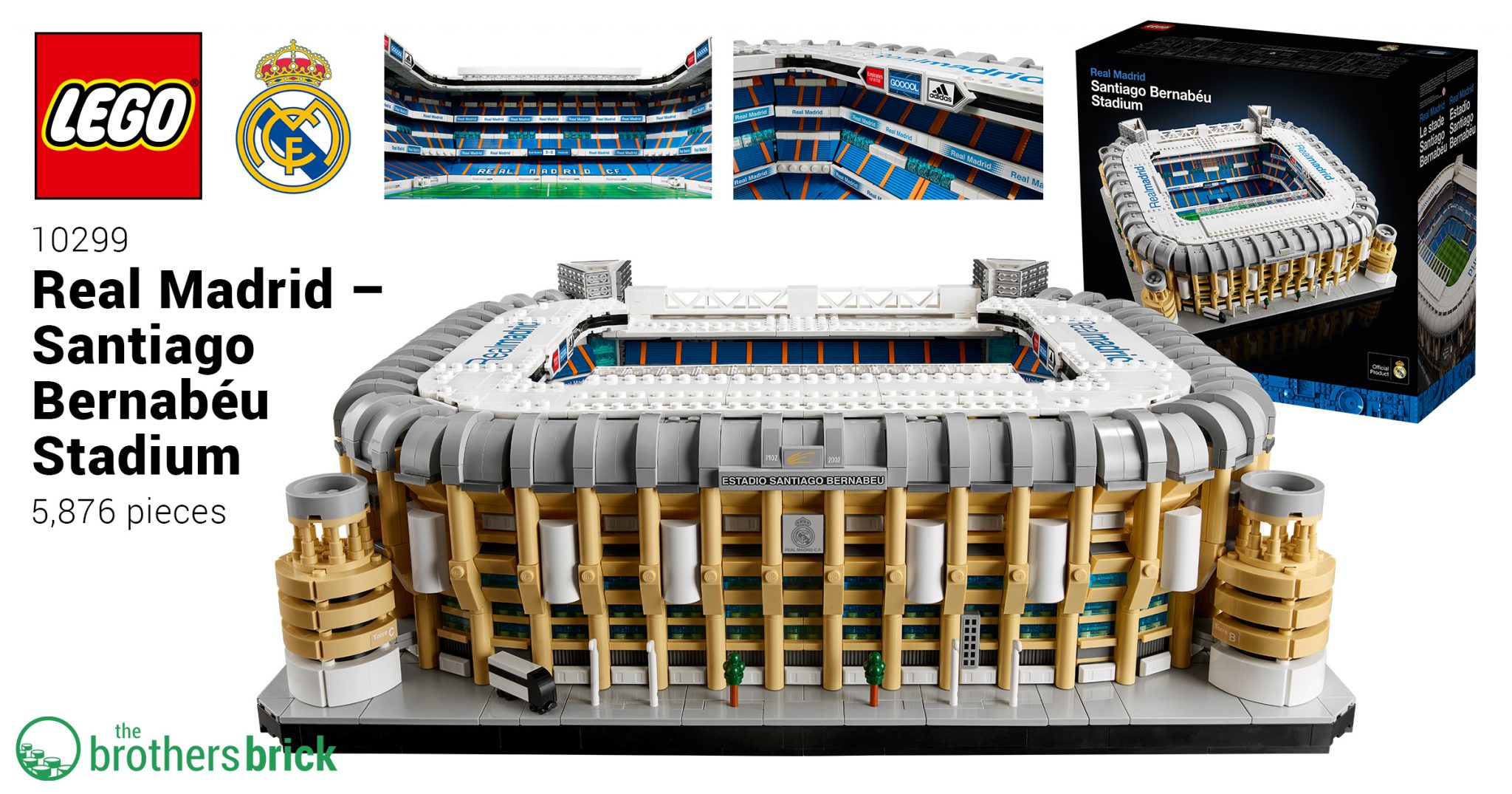 LEGO adds 10299 Real Madrid – Santiago Bernabéu Stadium to its football ...